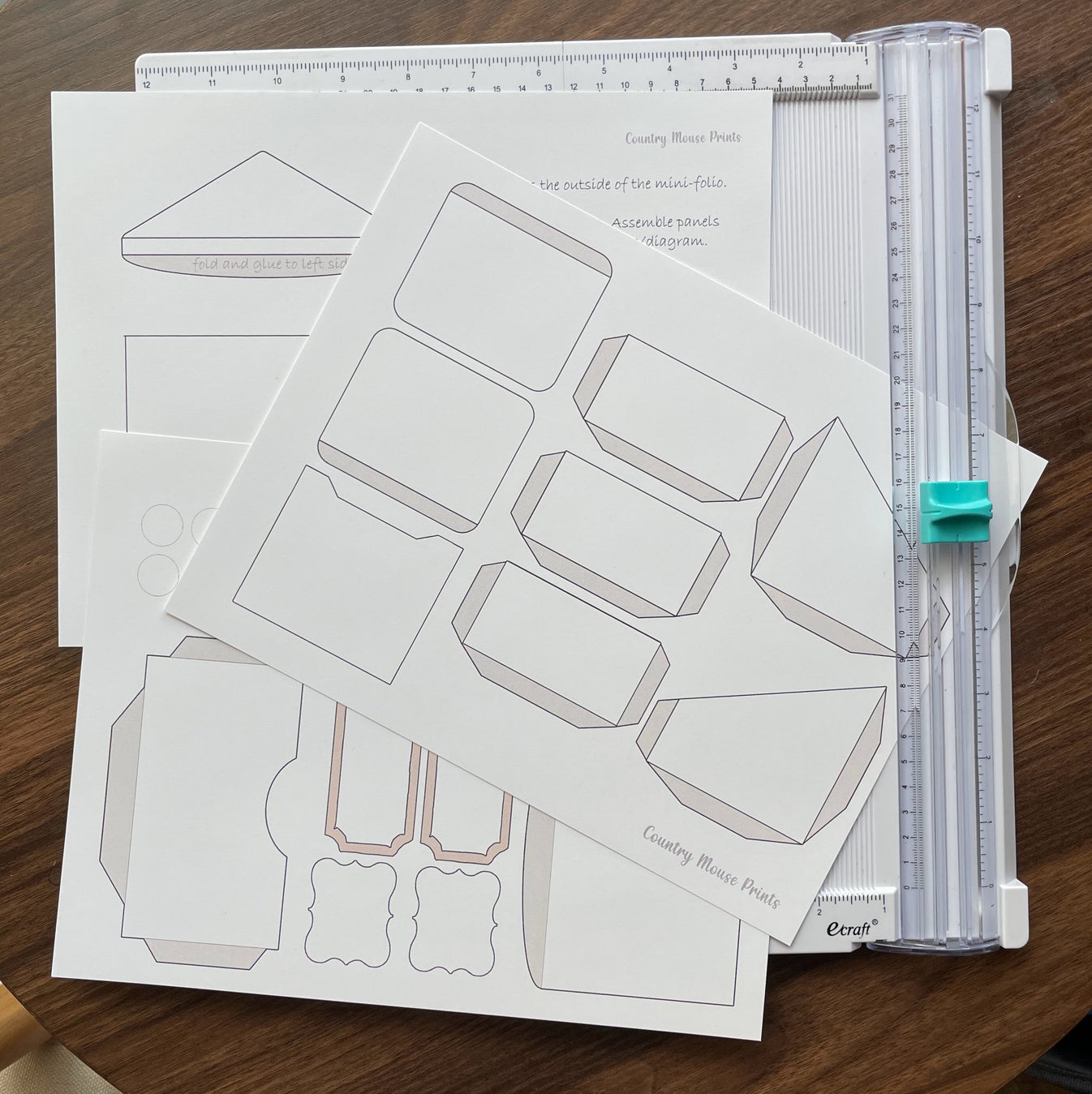 Mini Folio Junk Journal Template: Printable Blank PDF for DIY Crafting ...