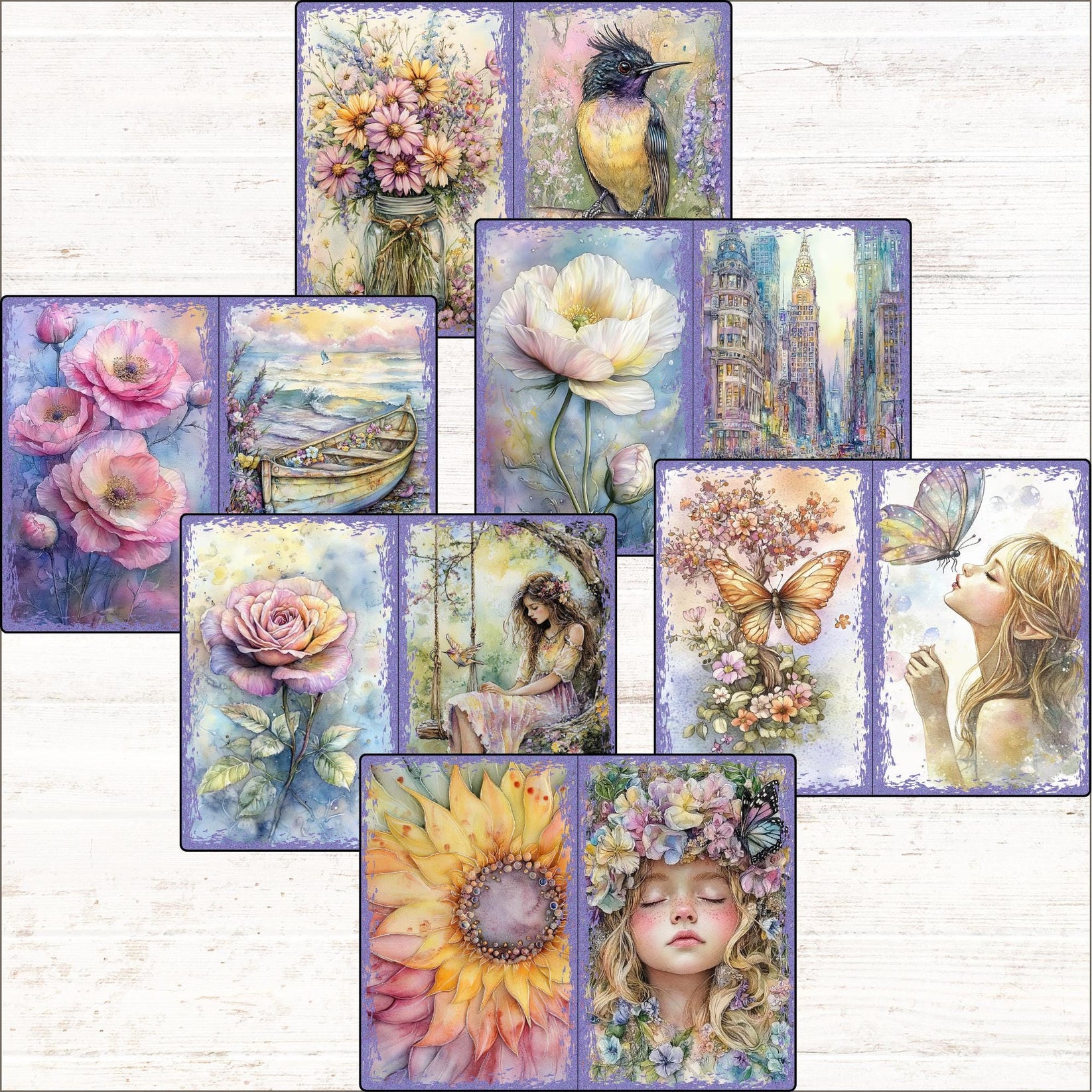 Bright Colorful & Junk Journal Kit – Country Mouse Prints
